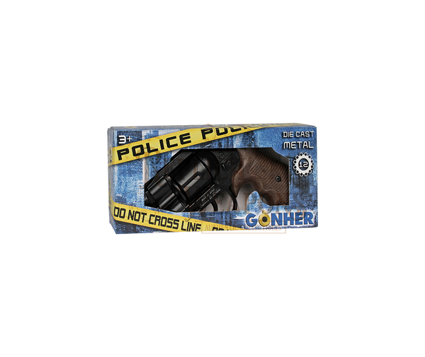 Gonher Cap Gun - Police Python 2" Colt Revolver - 12-Shot - Diecast ...